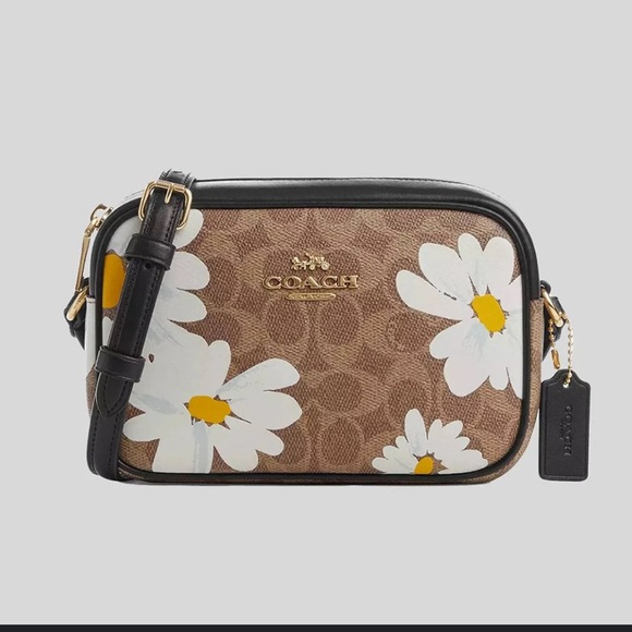 Coach | Bags | Nwt Coach Mini Jamie Signature Floral Print Camera Bag ...